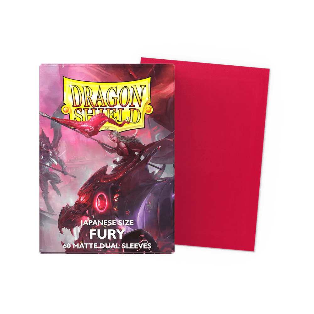 Small Japanese Dual Matte Fury (60 Sachets) Dragon Shield - Otakura.com